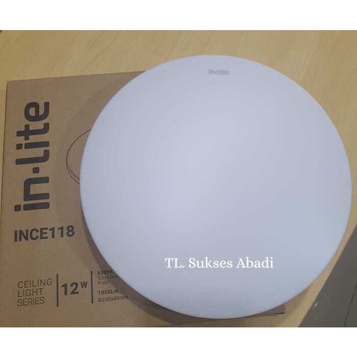 Jual LAMPU PLAFON **BER-GARANSI** CEILING LIGHT 12 W INLITE INCE ...
