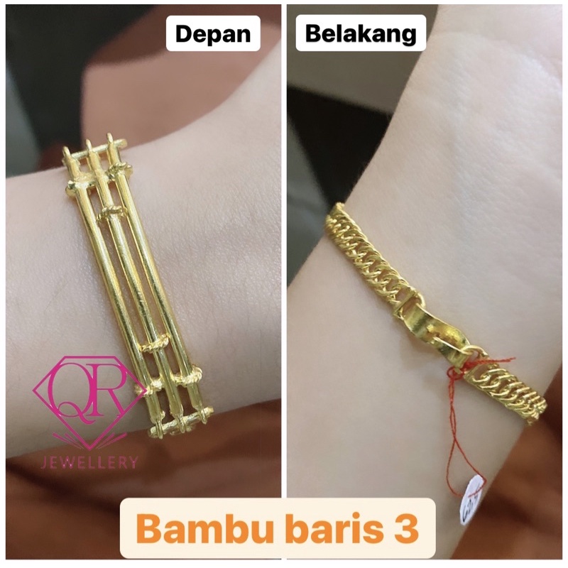 Jual gelang rantai emas penang replika emas 24k replika emas london ...