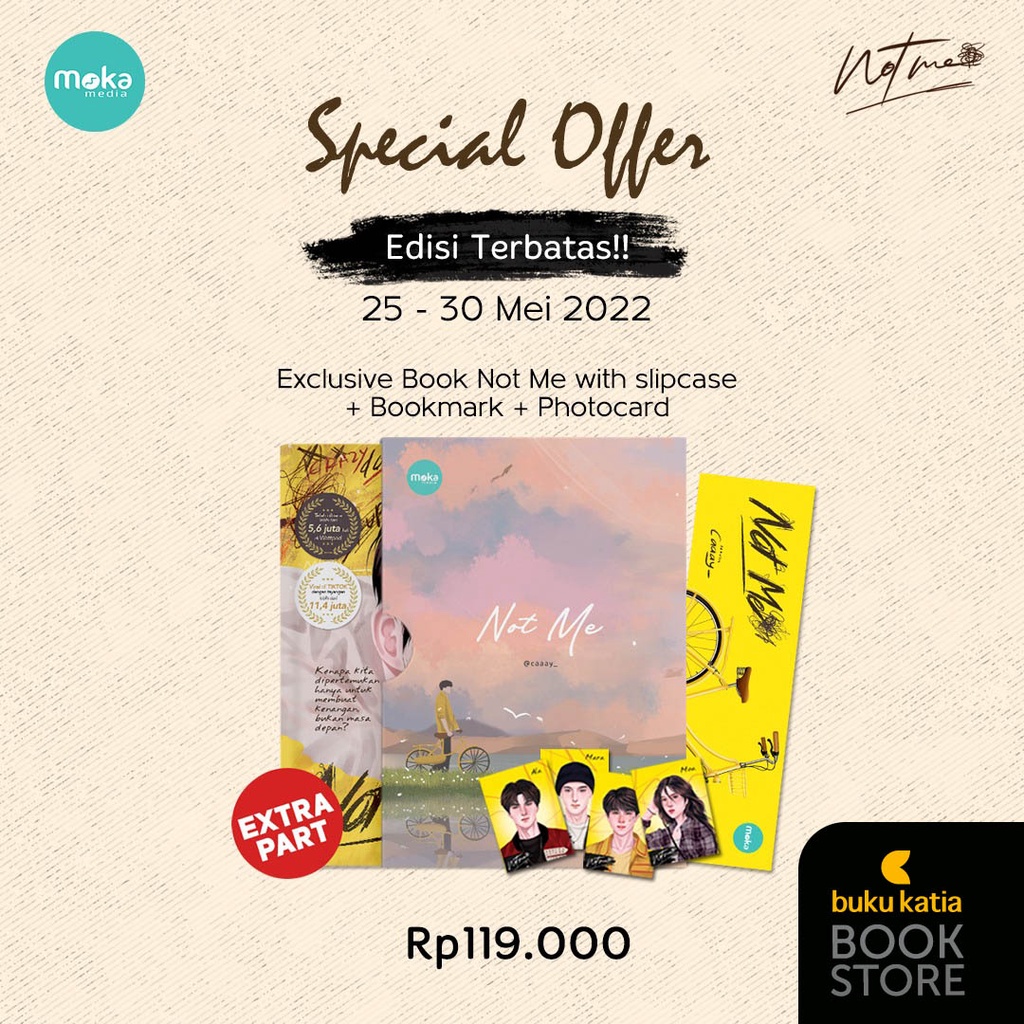 Jual About Me; Novel Not Me - Caaay_ | Shopee Indonesia