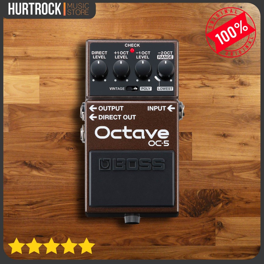 Jual BOSS Stompbox OC-5 Super Octave Pedal Pedal Pitch Modulation ...