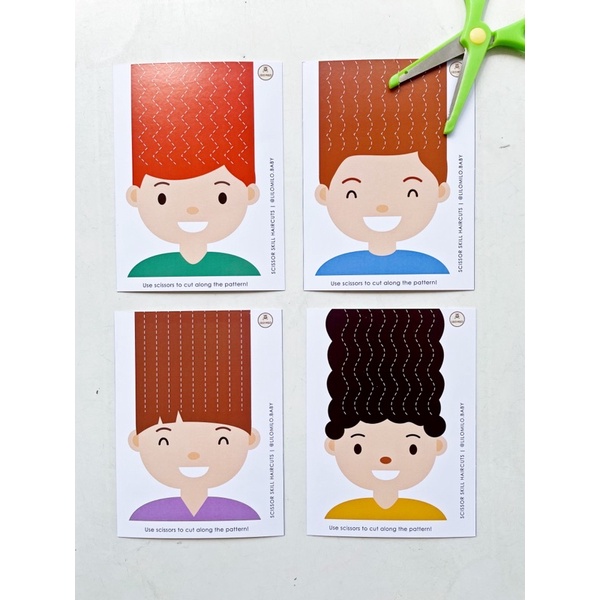 Jual LILOMILO Scissor Skill 4 : Haircuts activity kids/belajar ...