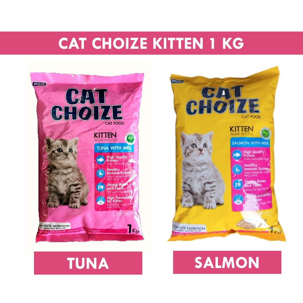 Jual MINIPETS 1kg CAT CHOIZE PINK, CAT CHOIZE KUNING, MAKANAN KUCING ...