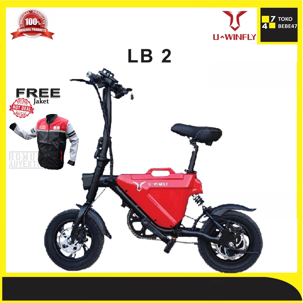 Jual SEPEDA LISTRIK U WINFLY LB 2 SEPEDA UWINFLY LITHIUM BIKE 2 ...
