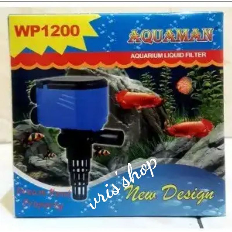 Jual Aquaman WP 1200 pompa celup aquascape aquarium | Shopee Indonesia