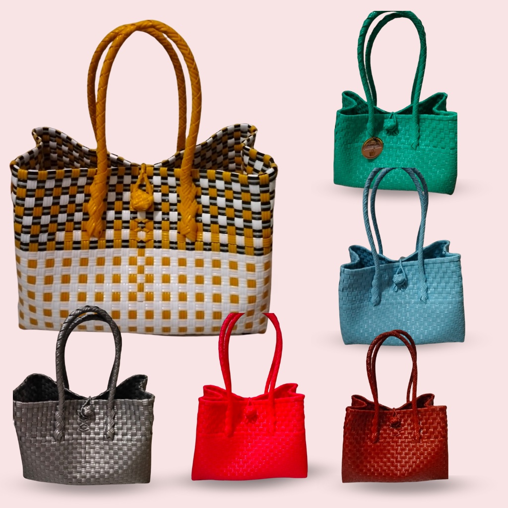 Jual Tas Jali Pety Kancing Satu Ukuran M/ Tas Jali Anyaman Premium/ Tas ...