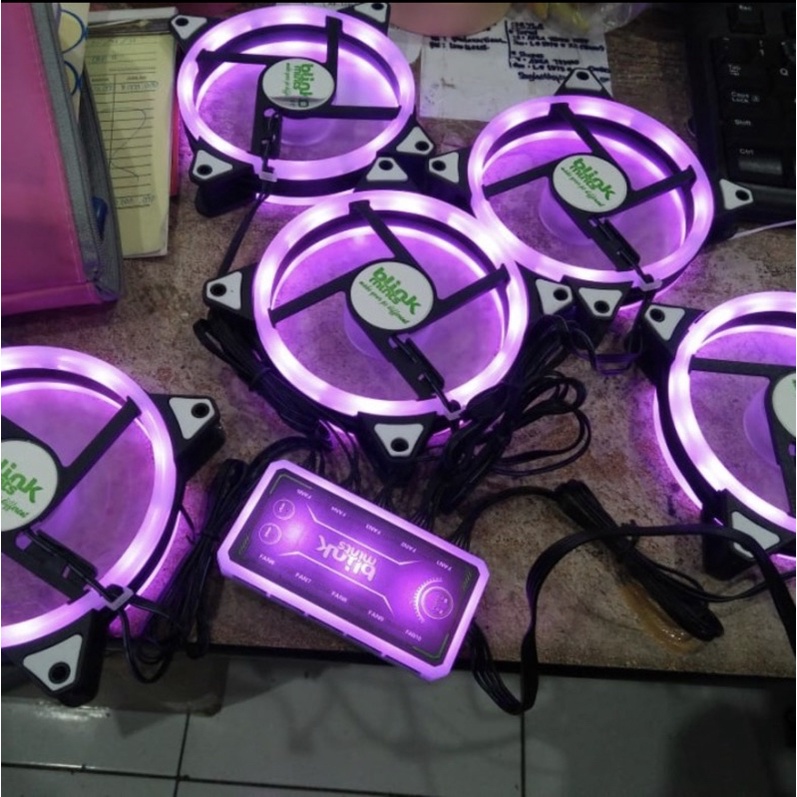 Jual FAN RGB SINGLE 6PIN BLINKMINTS | Shopee Indonesia
