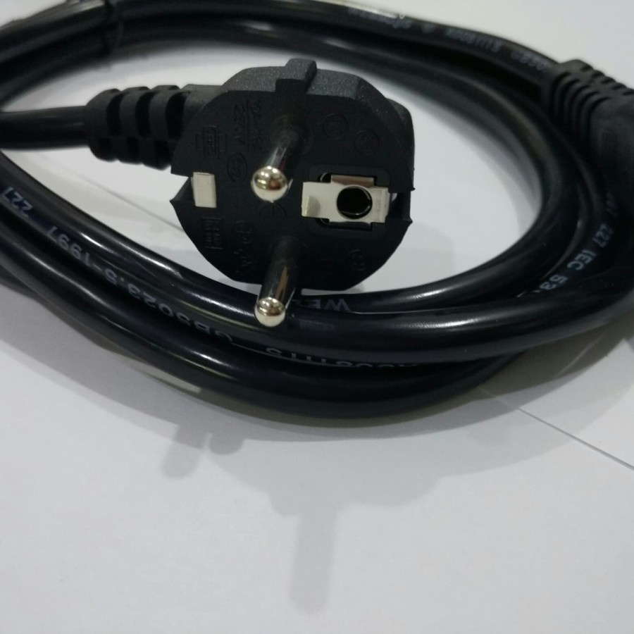 Jual KABEL POWER 3 HOLE TEBAL CABLE LAPTOP | Shopee Indonesia