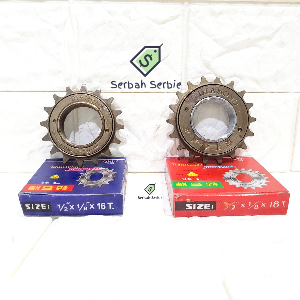 Jual FREEWHEEL 14T 16T 18T 22T 24T GIR GEAR BELAKANG SEPEDA BICYCLE 14 ...