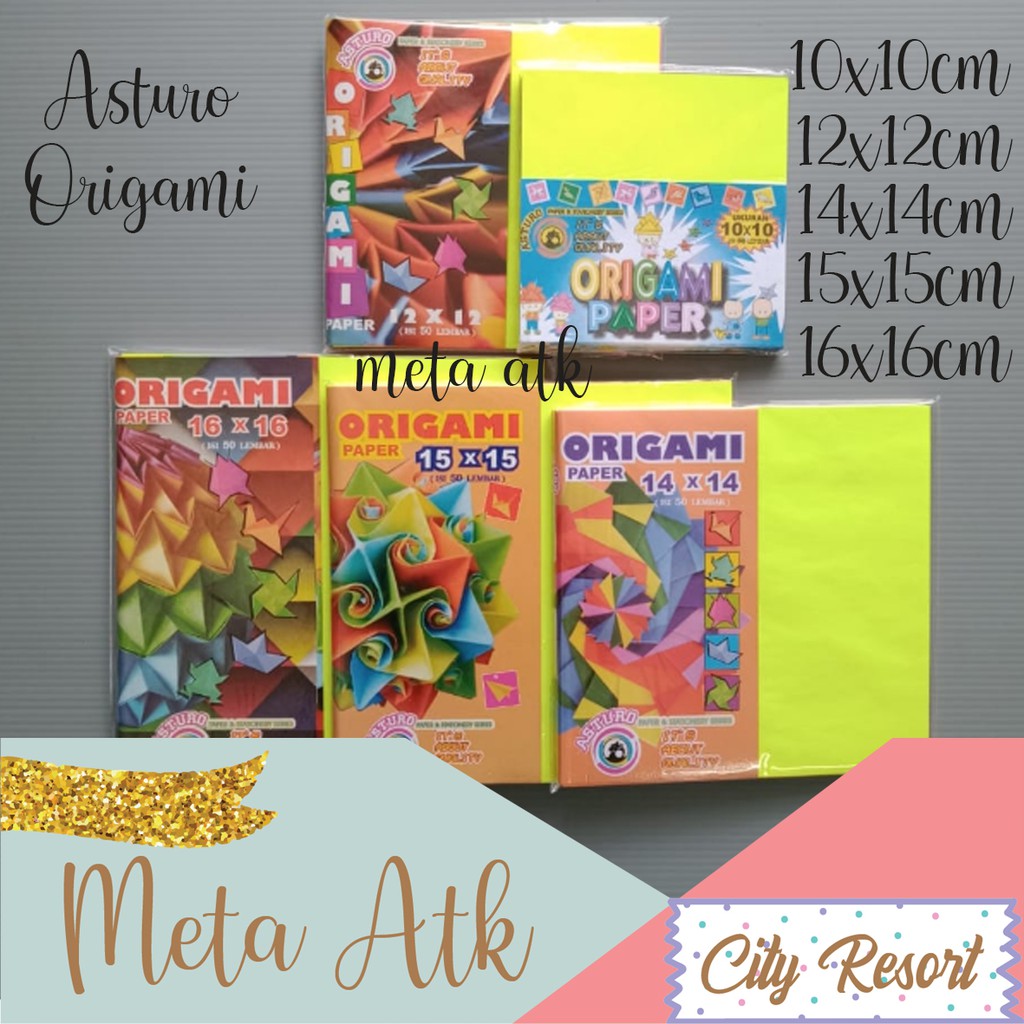 Jual Kertas Lipat / Origami Asturo | Shopee Indonesia