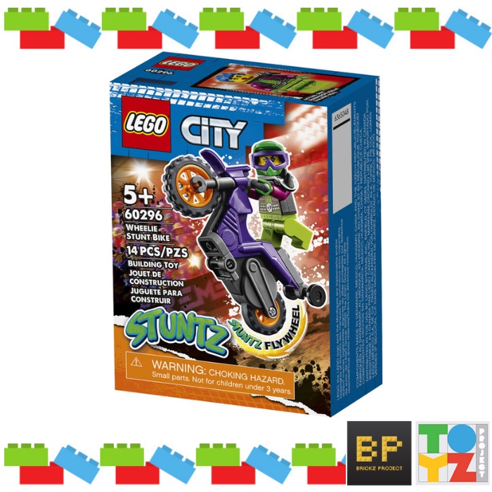 Jual LEGO 60296 CITY Wheelie Stunt Bike | Shopee Indonesia