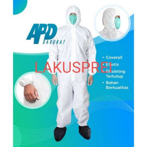 Jual BAJU APD HAZMAT HAMZAT MEDIS PELINDUNG VIRUS ALAT PELINDUNG DIRI ...