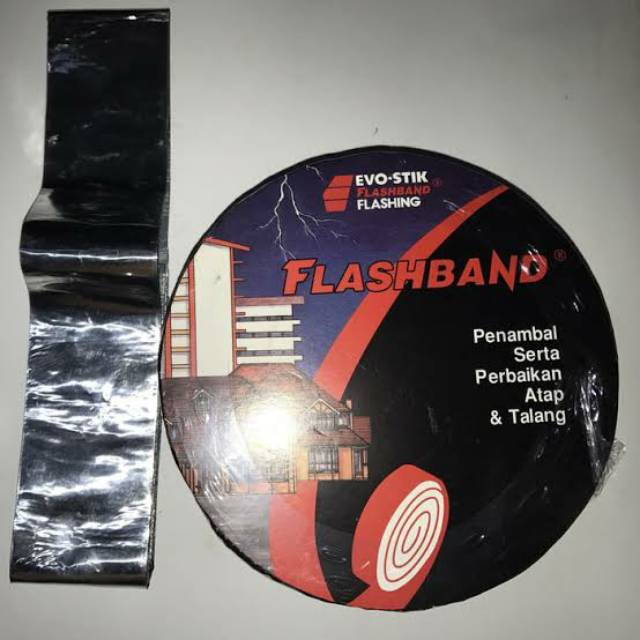 Jual Lem Isolasi Flashband Tambal Seng 1Meter Atap Talang Evo-Stik | Shopee Indonesia