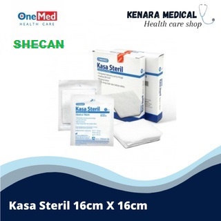 Jual KASA STERIL ONEMED 16X16CM KASSA STERIL GAUZE SWAB | Shopee Indonesia