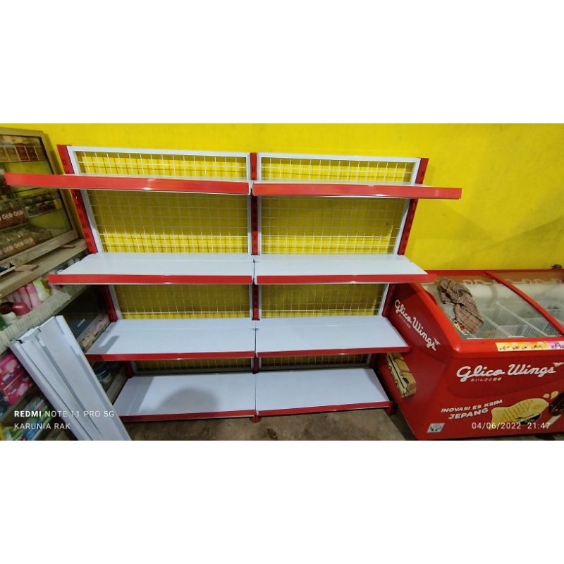 Jual Rak Toko / Rak single tinggi 120cm 4 susun PROMO | Shopee Indonesia