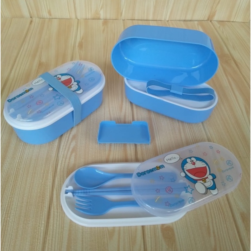 Jual KOTAK MAKAN 2 SUSUN KARAKTER dengan Karet Pengikat / KOTAK BEKAL TEMPAT MAKAN ANAK KARAKTER ...