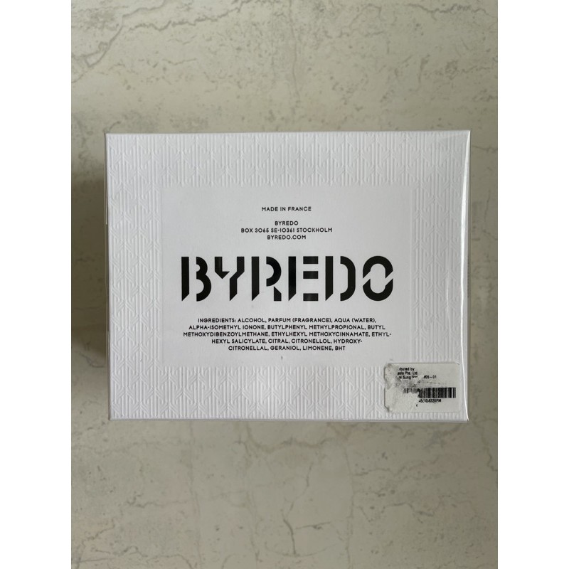 Jual BYREDO BLANCHE 50ml ORIGINAL 100% | Shopee Indonesia
