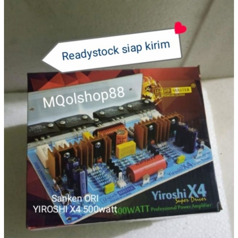 Jual SANKEN ASLI KIT POWER YIROSHI X4 500W POWER AMPIER X 4 TR ready ya ...