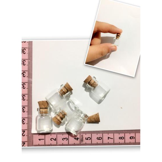 Jual Botol Mini Botol Kecil Botol Tutup Gabus Botol Charm Craft ...