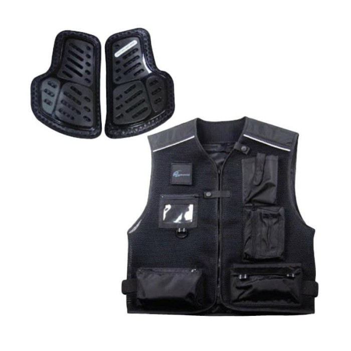 Jual KOMINE JK-661 Protect Mesh Vest Jaket Rompi Motor Original - Black ...