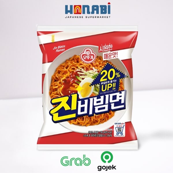 Jual Ottogi Jin Bibim Ramen 156g - Mie Dingin Pedas Made In Korea | Shopee Indonesia