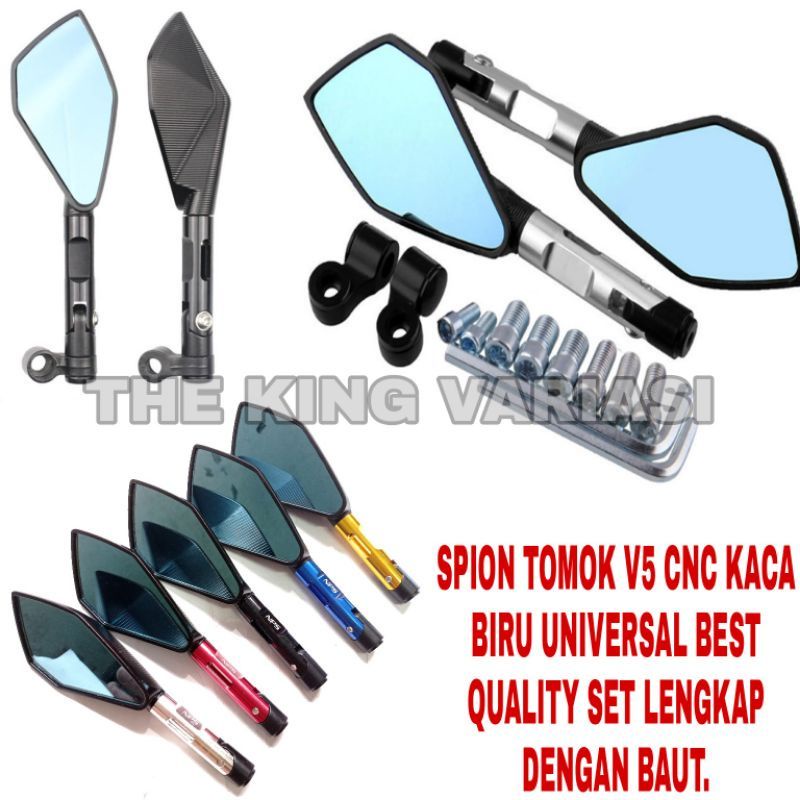 Jual SPION TOMOK V5 CNC/SPION MOTOR V5 KACA BIRU/SPION TOMOK V5 KACA ...