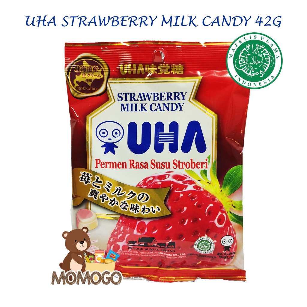 Jual UHA MILK STRAWBERRY / MACCHA / RICH MILK PERMEN SUSU JEPANG | Shopee Indonesia