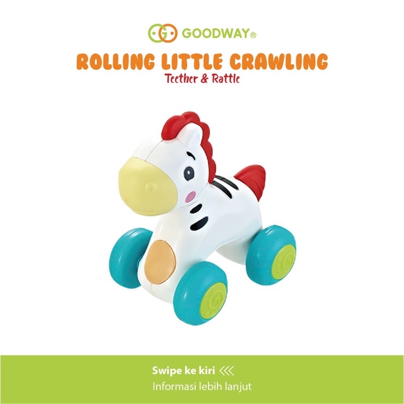 Jual MJ Goodway Rolling Animal Series Mainan Edukasi Anak Bayi Model ...