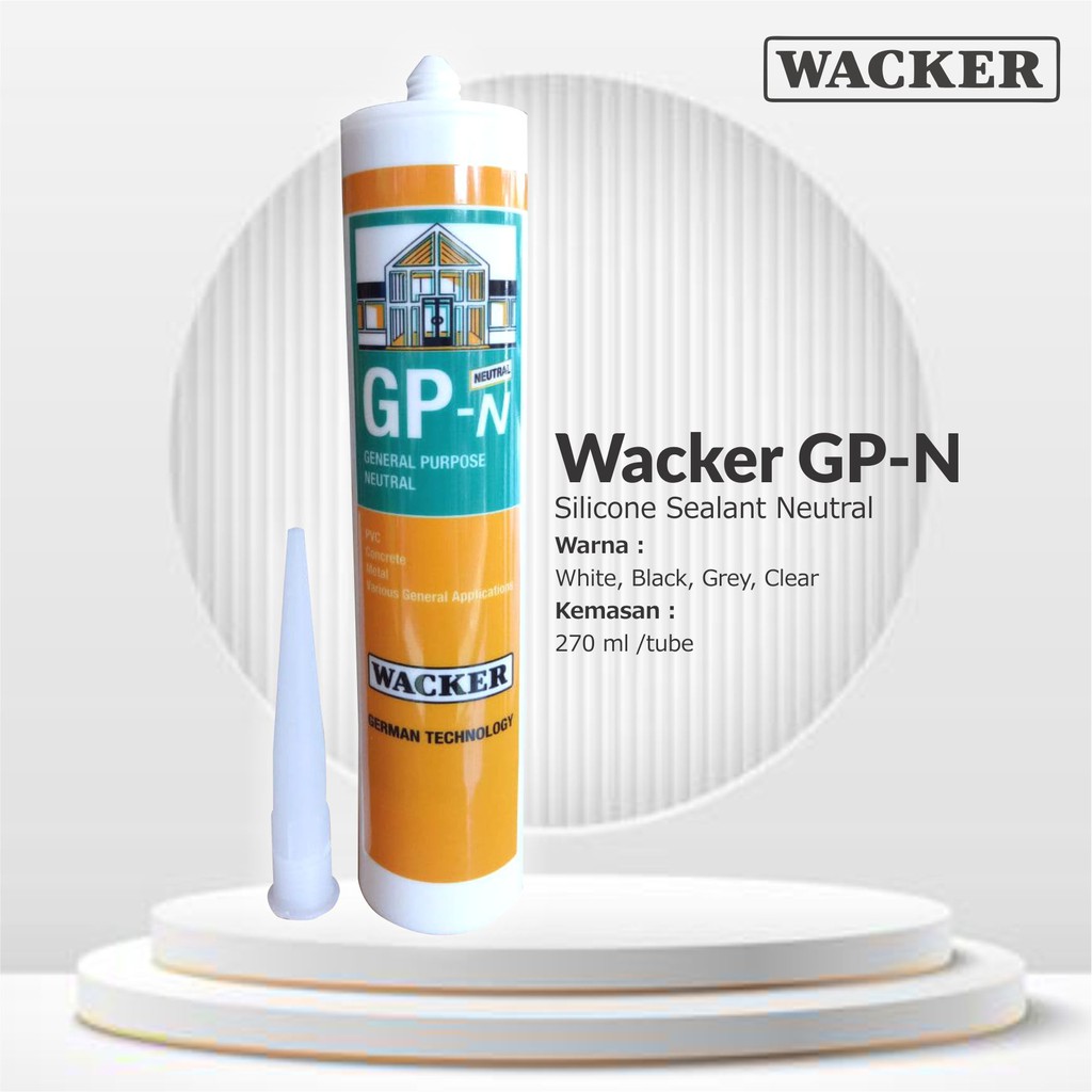 Jual WACKER SEALANT GP-N Netral (General Purpose) | Shopee Indonesia