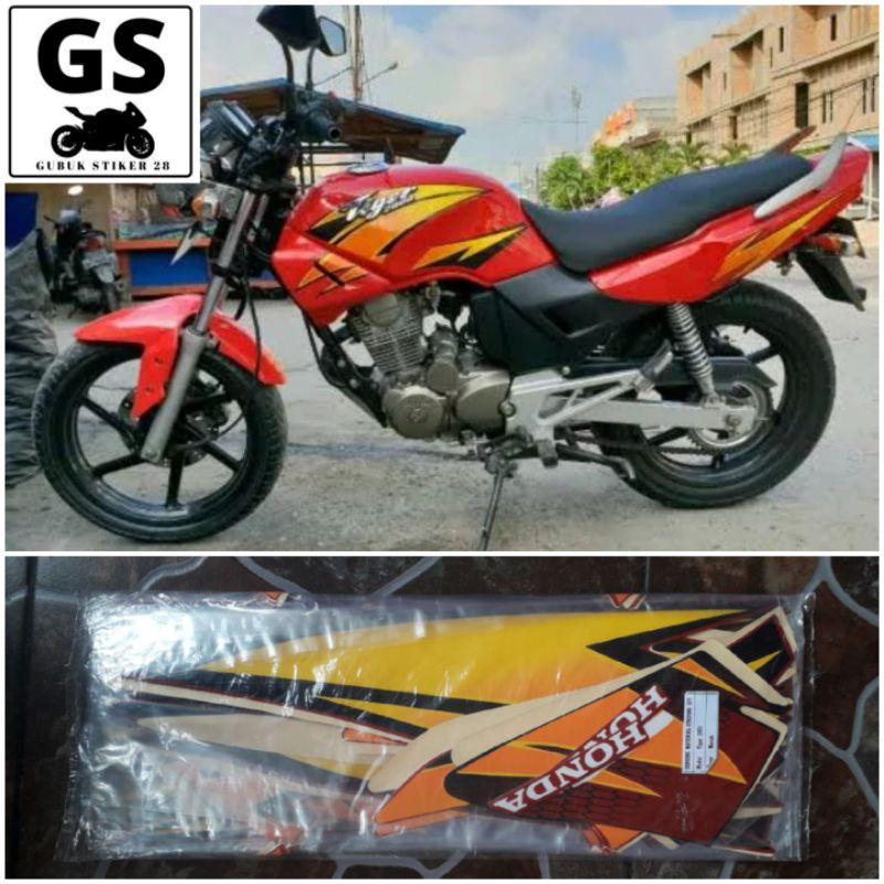 Jual STRIPING STIKER LIS BODY MOTOR HONDA TIGER LAMA TILAM TAHUN 2003 ...