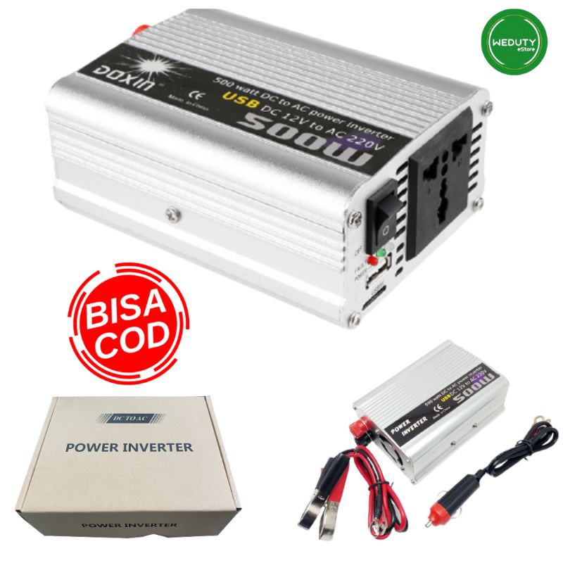 Jual CAR POWER INVERTER SOLAR PANEL SURYA 500W ALAT KONVERSI ARUS ...