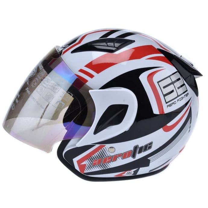Jual HELM MOTOR SNI - HELMET JAVELIN - AEROTIC - KACA PELANGI - HELM ...