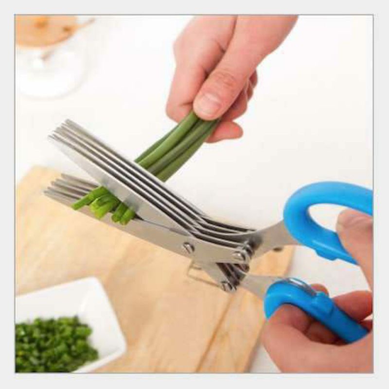 Jual Gunting 3 lapis (gunting bawang dan sayur) | Shopee Indonesia