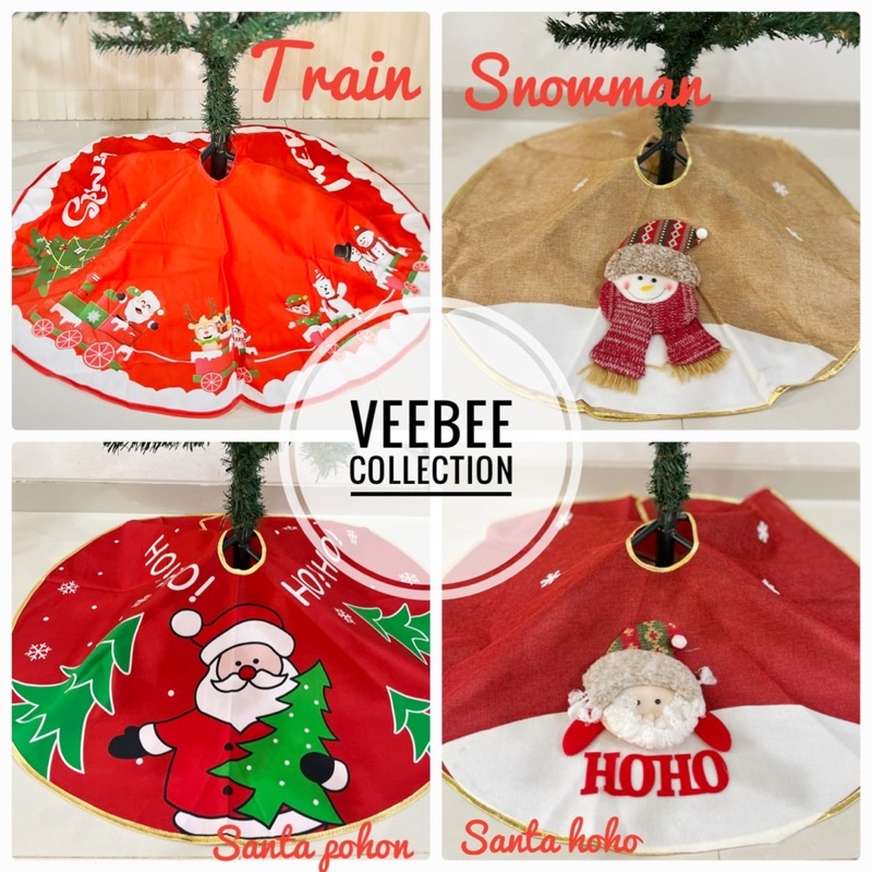 Jual Alas bawah pohon natal/ kain bawah pohon natal/ christmas tree ...