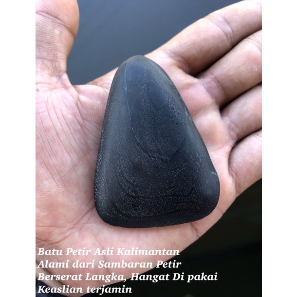 Jual Batu Petir Atau Batu Gledek Hitam Asli sangat langka XFL | Shopee ...