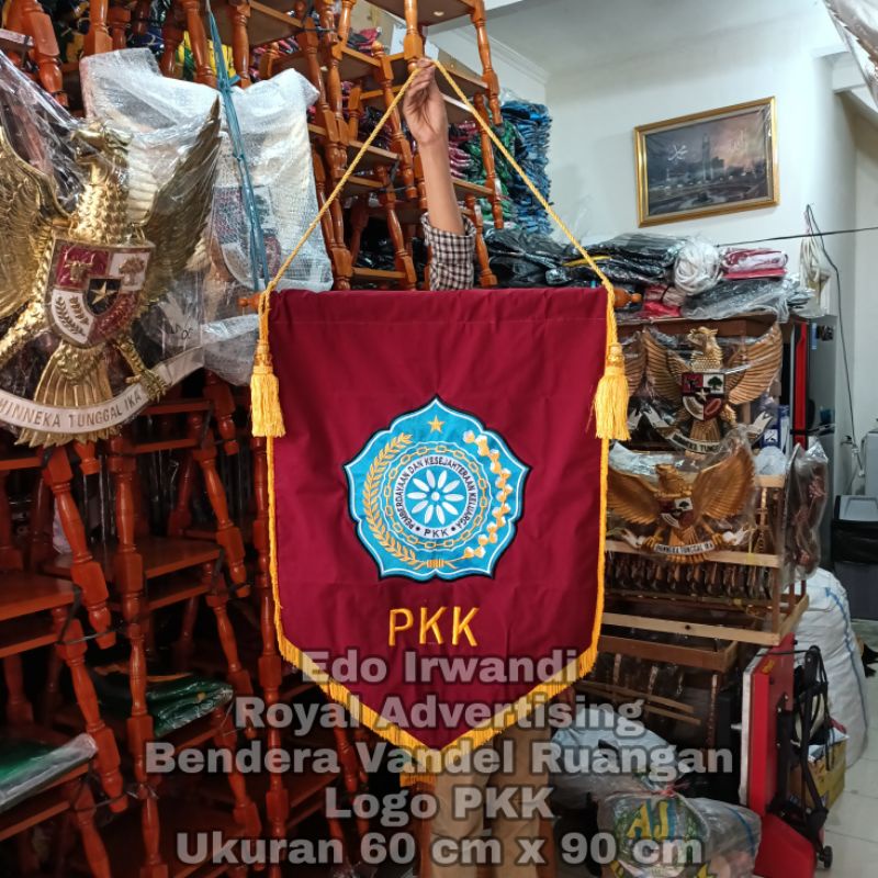 Jual Bendera Vandel PKK Bendera Pataka PKK Bendera Ruangan PKK Vandel ...