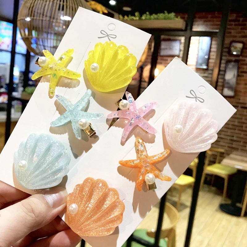 Jual Jepit Rambut Kerang & Bintang Laut Korea | Shopee Indonesia