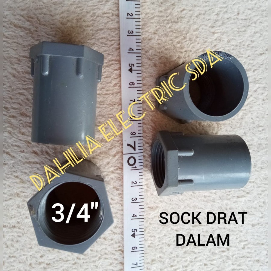 Jual SOCK DRAT DALAM PVC 3/4" | Shopee Indonesia