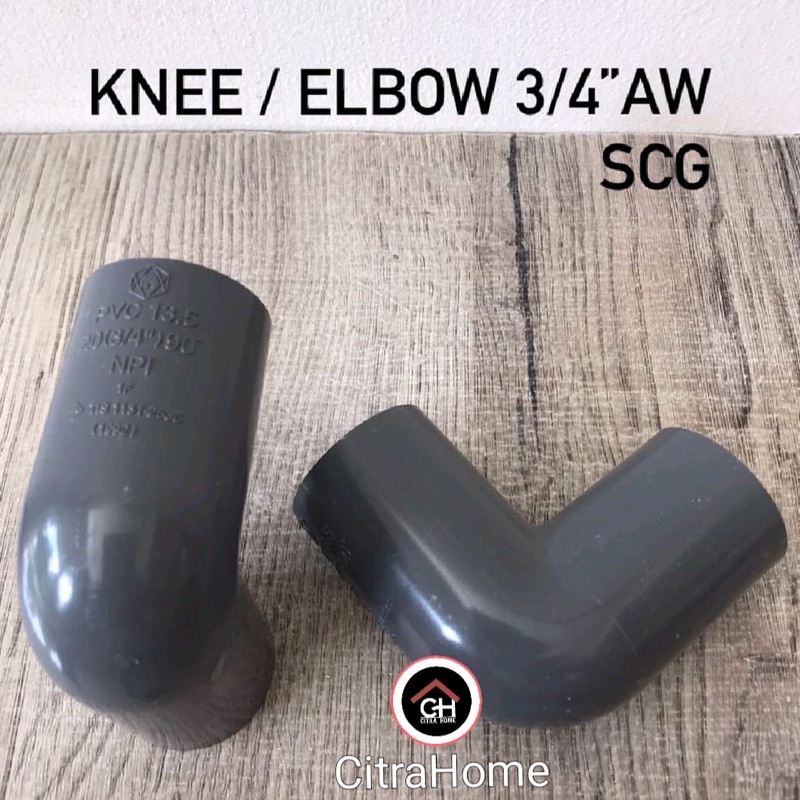 Jual Knee Elbow PVC 3/4” AW SCG | Shopee Indonesia