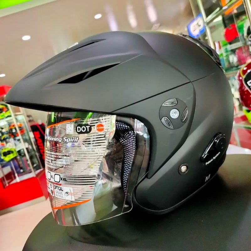 Jual HELM INK CX25 BLACK DOFF ORIGINAL HELM INK CX 25 HITAM DOFF ORI ...