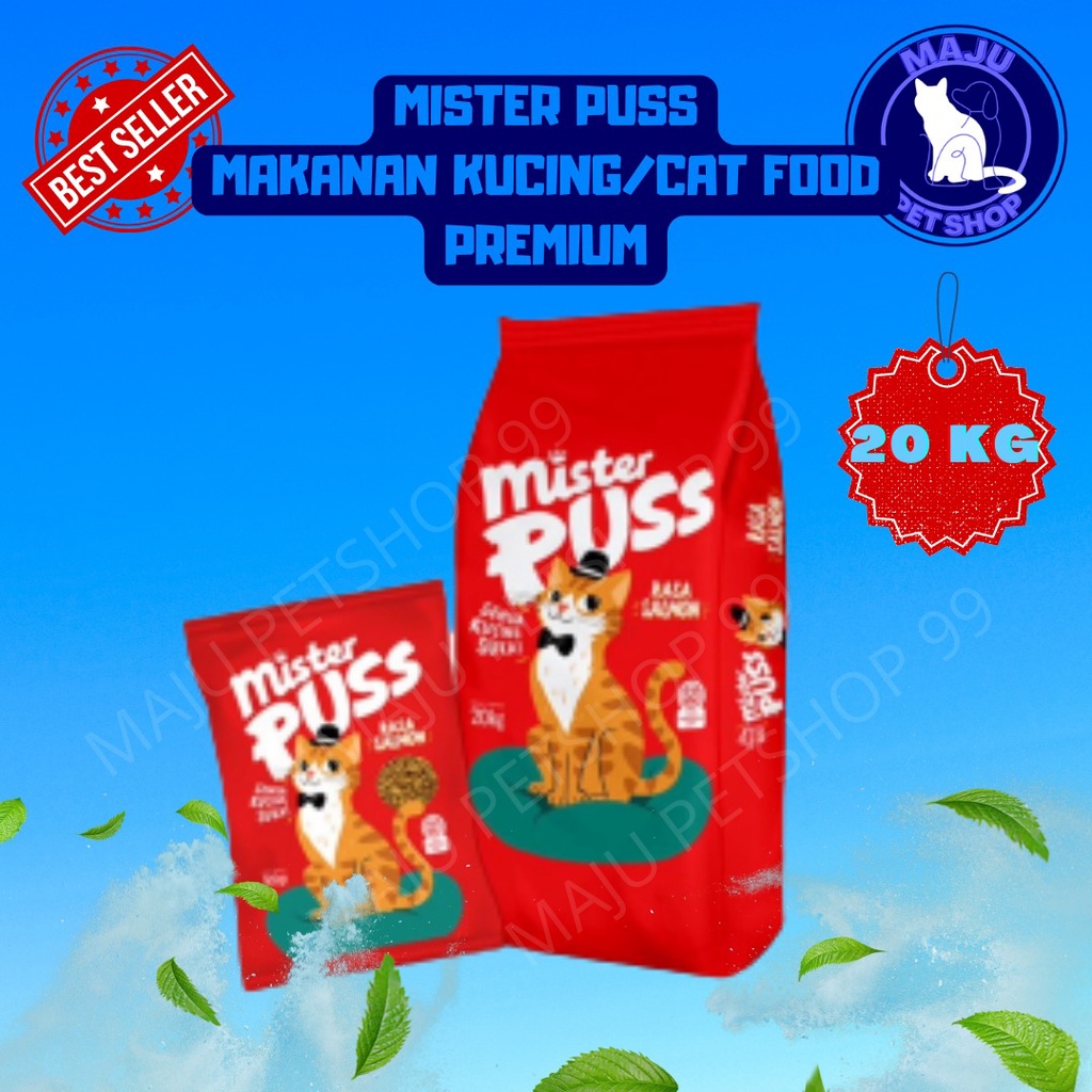 Jual MAKANAN KUCING MISTER PUSS CAT FOOD PREMIUM 20 KG | Shopee Indonesia