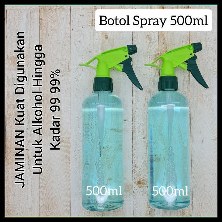 Jual BOTOL SPRAY 500ML, Plastik Tebal dan Kuat digunakan untuk Alkohol ...