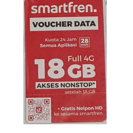 Jual Voucher Smartfren 18GB NONSTOP | Shopee Indonesia