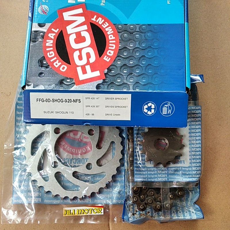 Jual Gir set gear paket shogun 110 FFG-0D-SHOG-0-20-NFS ori FSCM ...