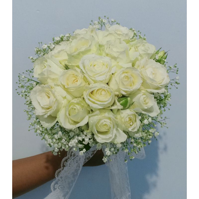 Jual wedding bouquet/ buket bunga/ buket pengantin /buket akad nikah ...