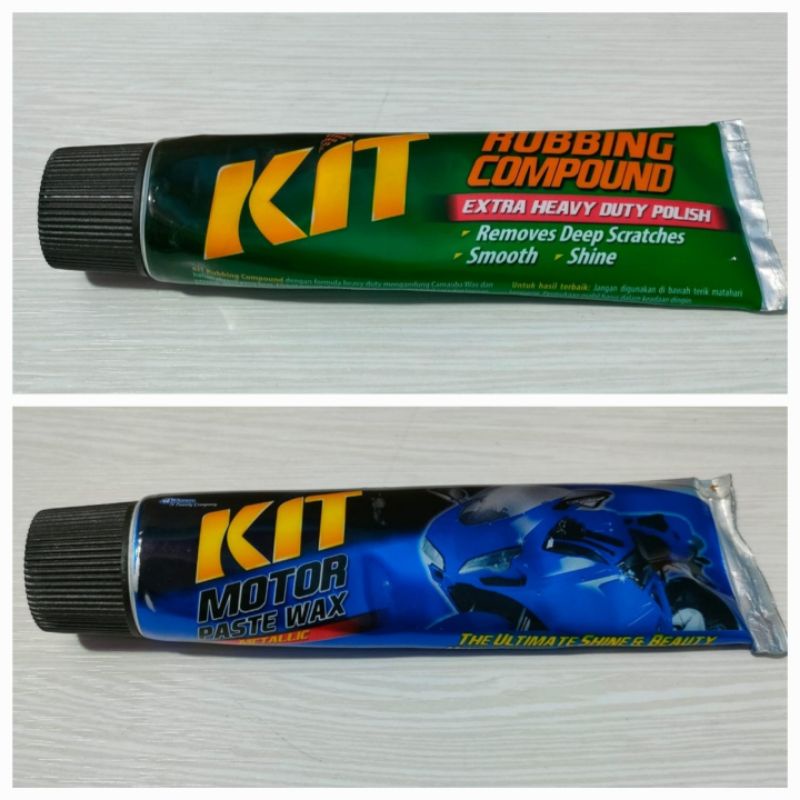 Jual Kit Motor Paste Wax Metallic 60 gr Kit Compound Rubbing 60 gr Kit ...