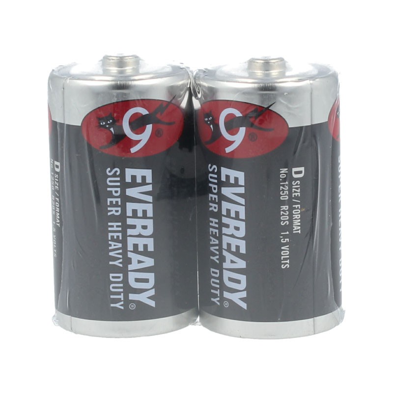 Jual baterai eveready hitam besar - size d - 1 battery heavy duty ...