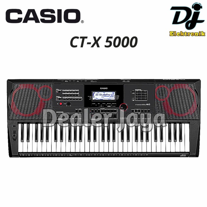 Jual Keyboard Arranger Casio CTX5000 / CT-X5000 / CTX 5000 - 61 key ...