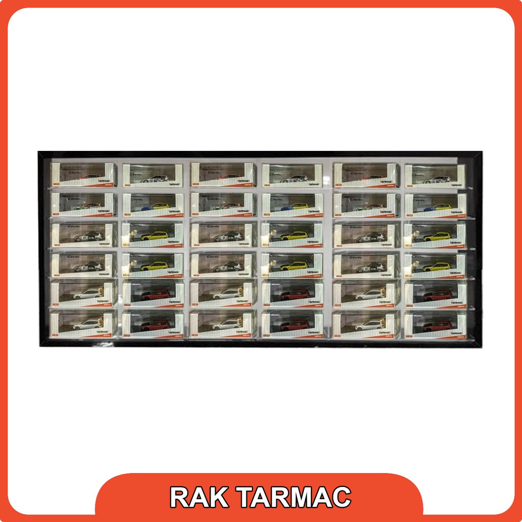 Jual Rak Diecast Akrilik Tarmac Isi 36 - Skala 64 No Header | Shopee ...