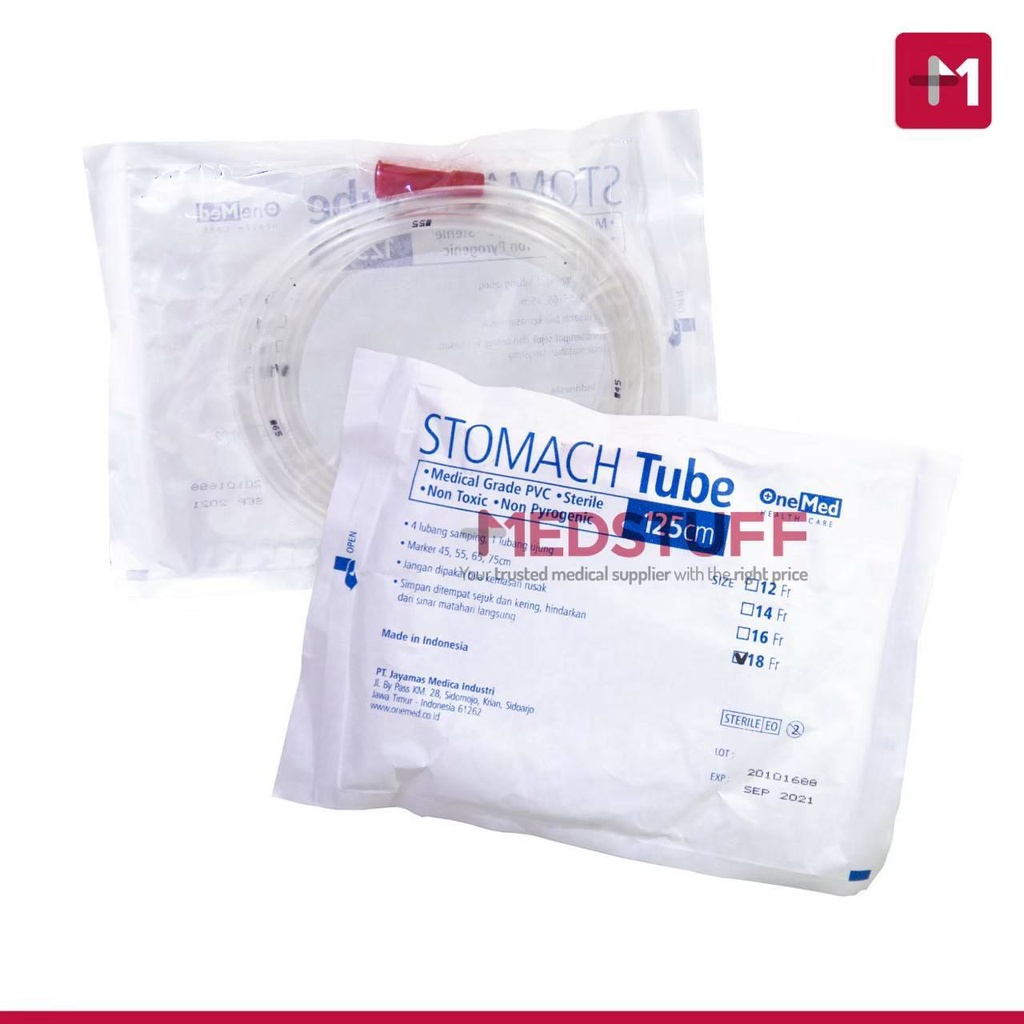 Jual Stomach Tube Onemed NGT Feeding Tube Selang Makan Sonde | Shopee ...