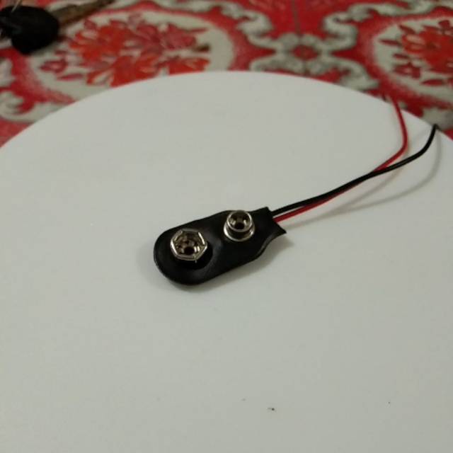Jual Socket baterai 9volt (baterai PETAK ) | Shopee Indonesia